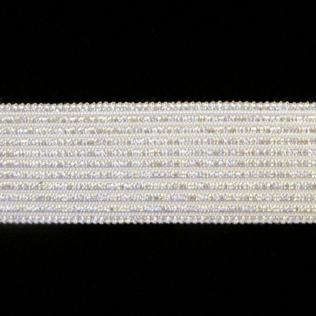 820.2 Metallic Galloon Trim - "military Stripe" Bright Silver - 3/4 ...