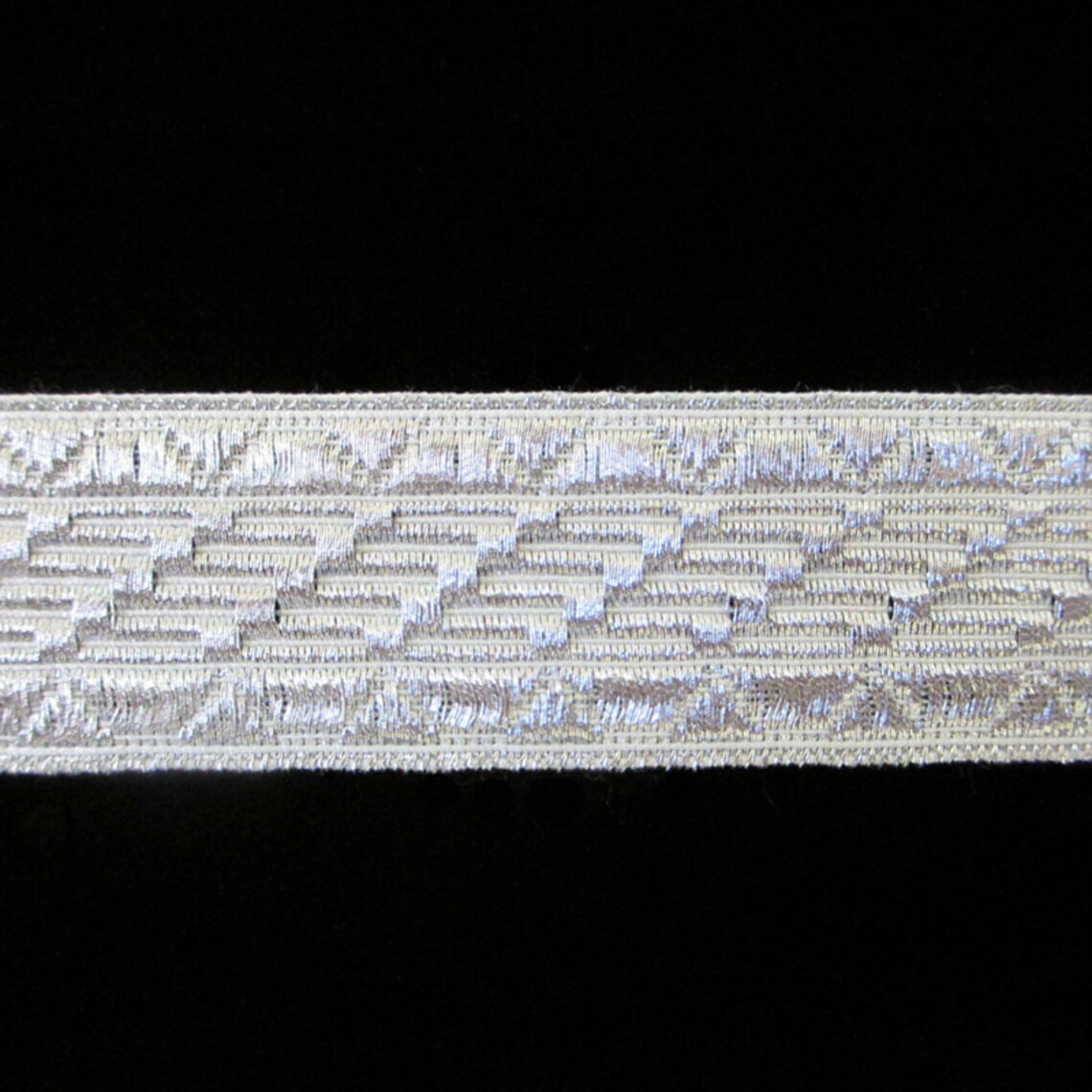 805.4 Metallic Galloon Trim salute Silver 1 - Etsy