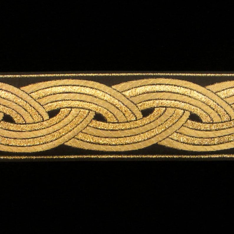 457.2 Scandinavian Ribbon Jacquard Trim viking - Etsy