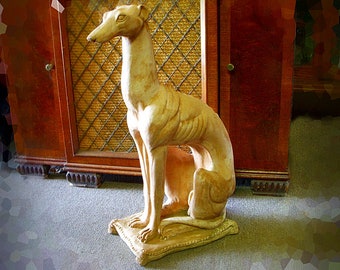 Italian greyhound statue | Etsy