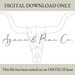 Longhorn Template / Single Line Laser File / Laser Template - Etsy