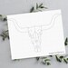 Longhorn Template / Single Line Laser File / Laser Template - Etsy