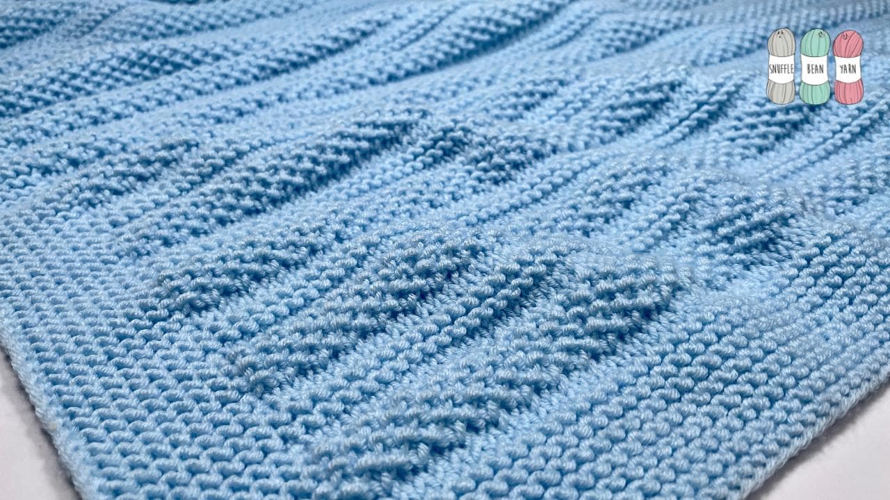 Toby Baby Blanket - Knitted Blanket Pattern - Etsy