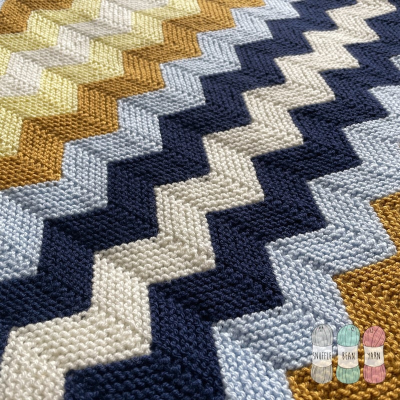Chevron Baby Blanket - Etsy UK