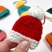 Tiny Little Knitted Santa Hats - DIGITAL PATTERN - Etsy