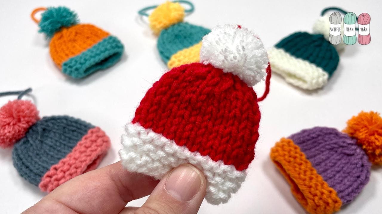 Tiny Little Knitted Santa Hats - DIGITAL PATTERN - Etsy
