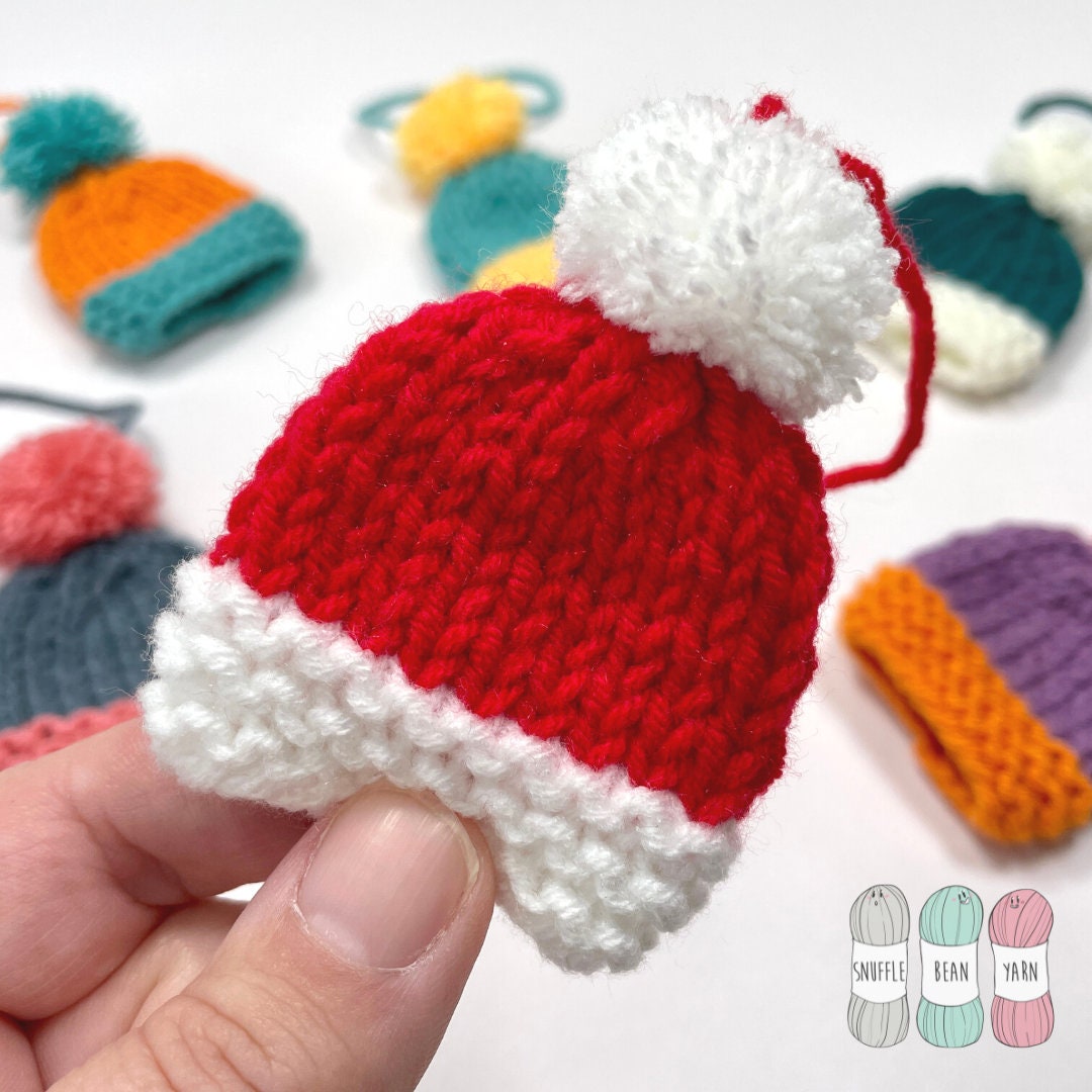 Tiny Little Knitted Santa Hats - DIGITAL PATTERN - Etsy