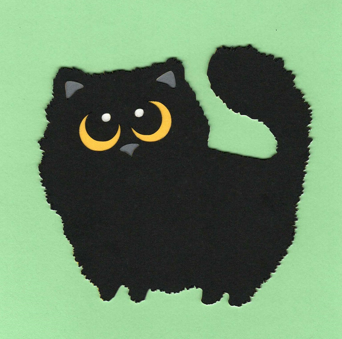 Fluffy Cat SVG Digital Design File Cricut File Glowforge File Digital ...