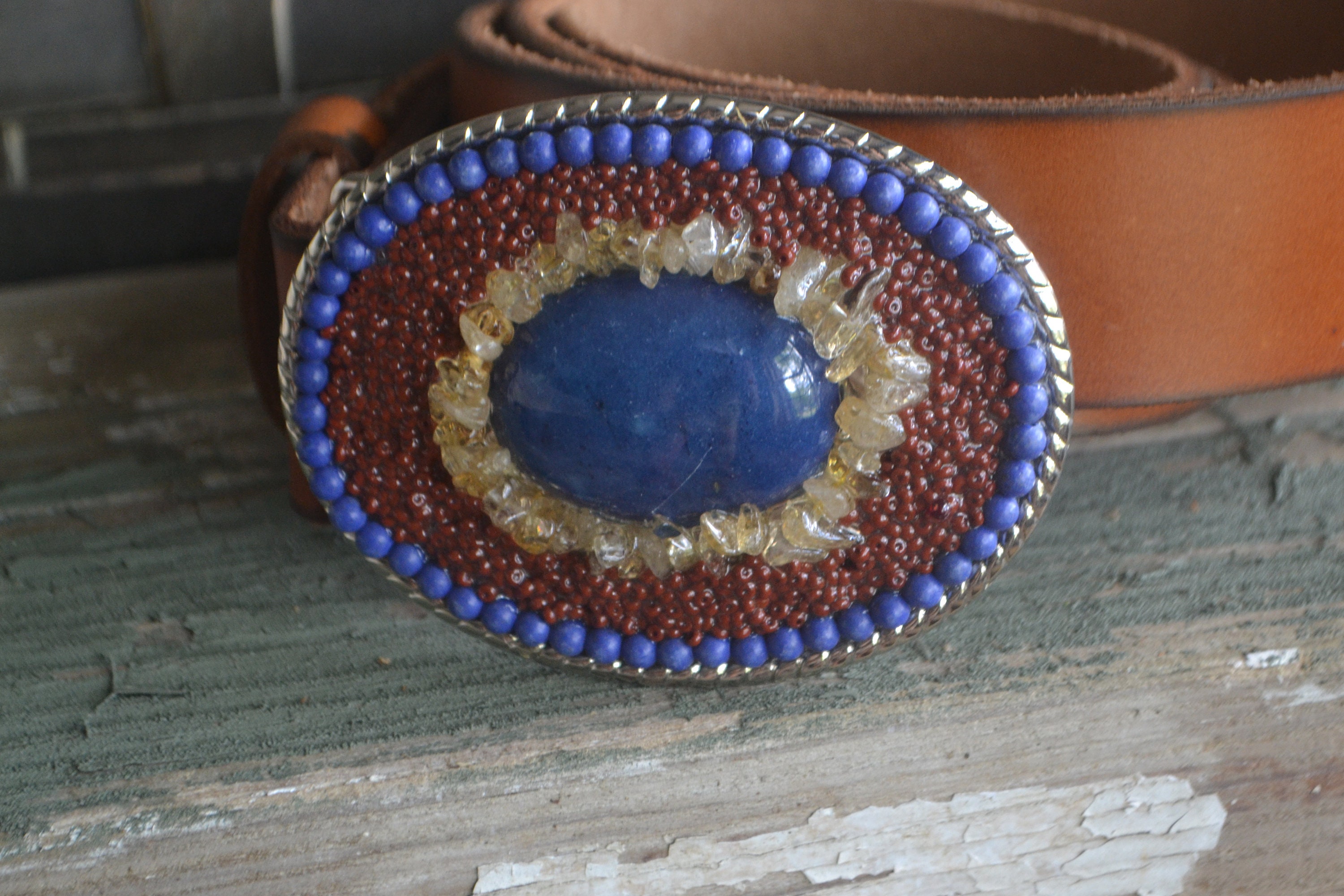 BEADED BELT BUCKLE Handmade One of a Kind Buckle Snap - Etsy UK