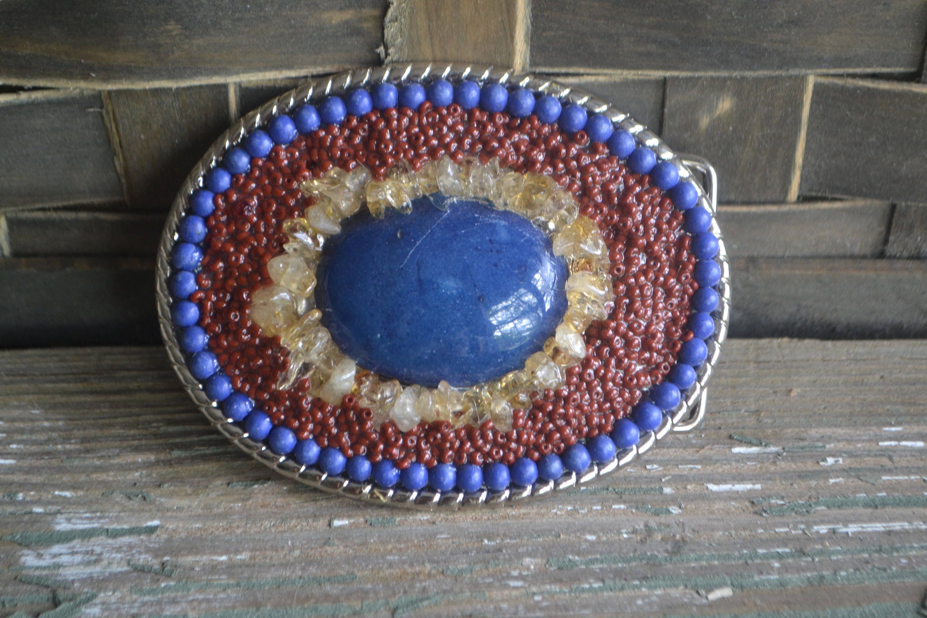 BEADED BELT BUCKLE Handmade One of a Kind Buckle Snap - Etsy UK