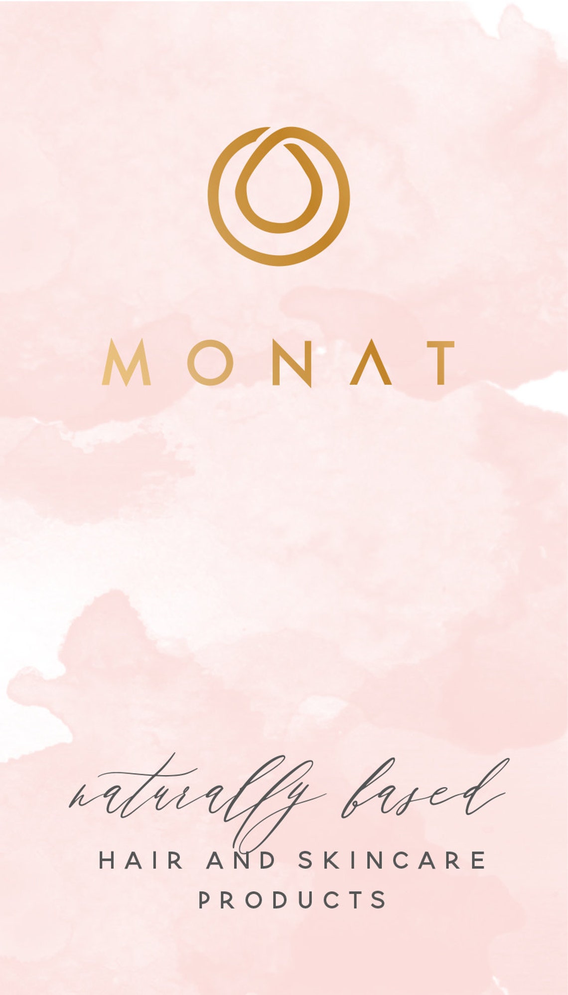 MONAT Business Cards Blush and Black anne DIGITAL FILE Only - Etsy