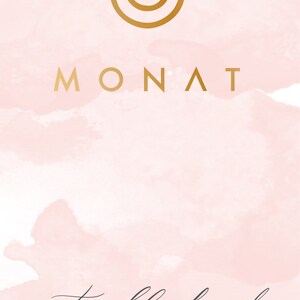 MONAT Business Cards Blush and Black anne DIGITAL FILE Only - Etsy
