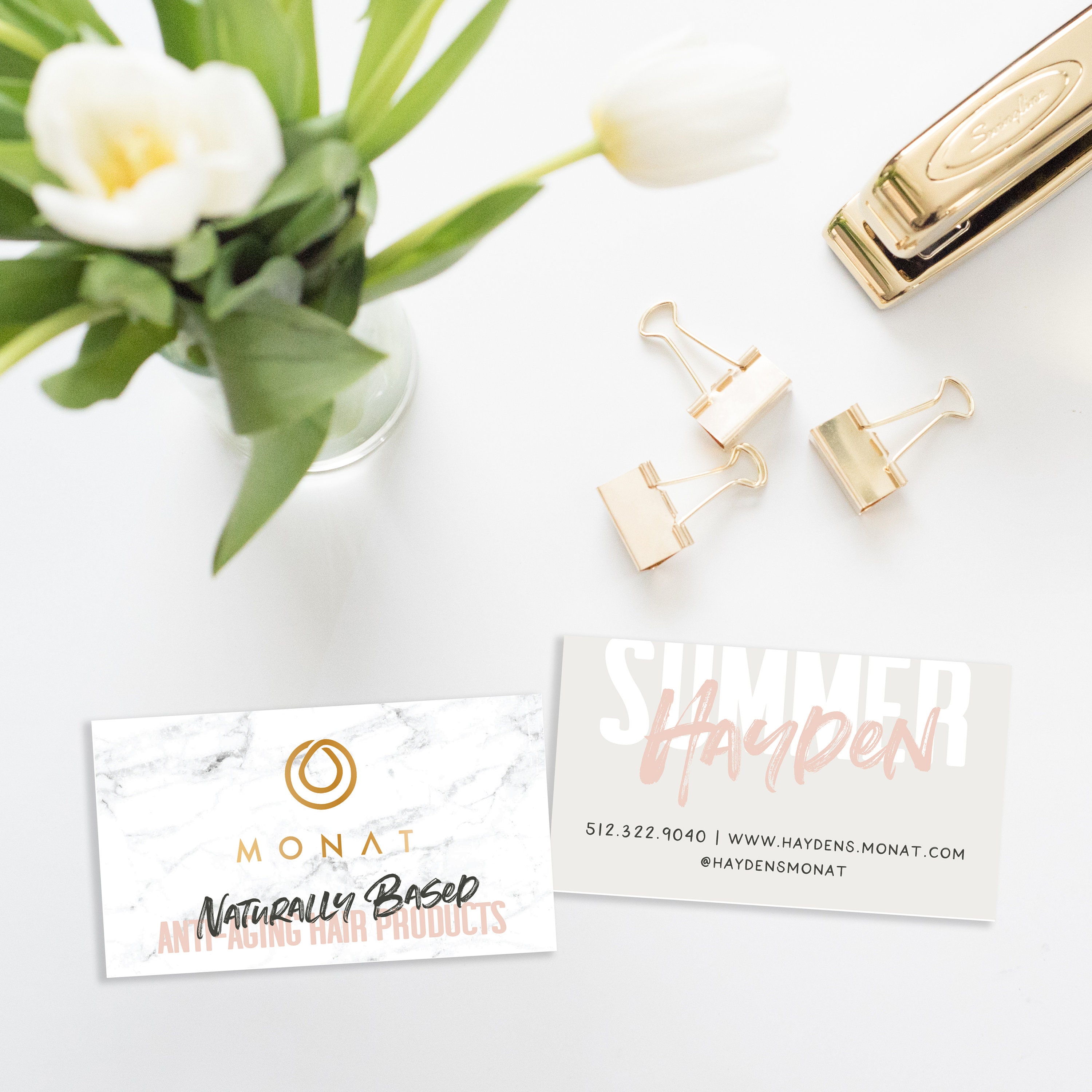 MONAT Bundle hayden business Cards Event Questionnaire Care ...