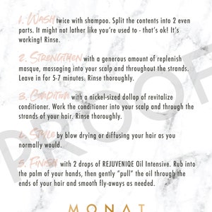 MONAT Bundle hayden business Cards Event Questionnaire Care ...