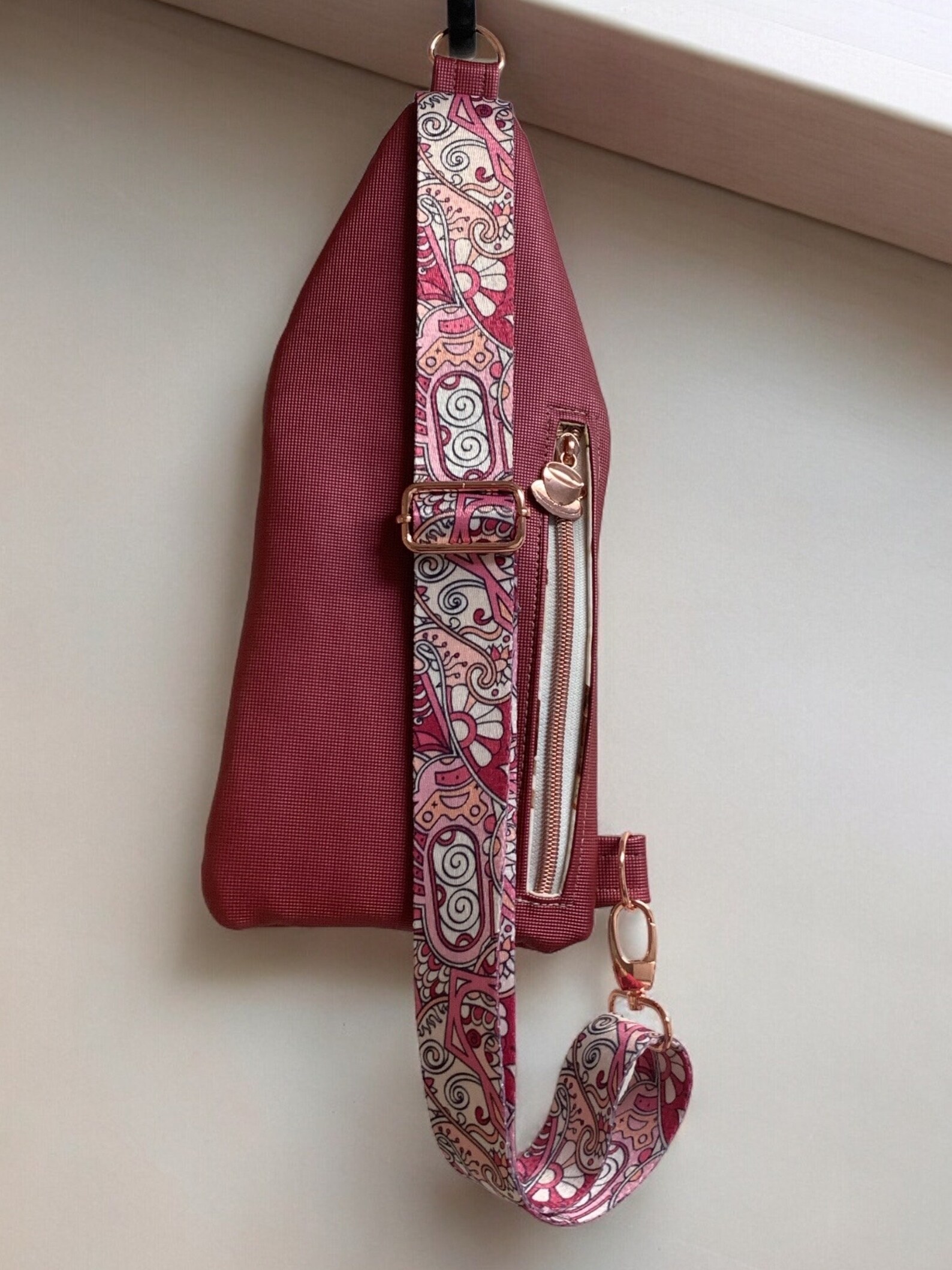 Mini Traveler Sling Pouch: by Kandou Patterns Made Using Recycled ...