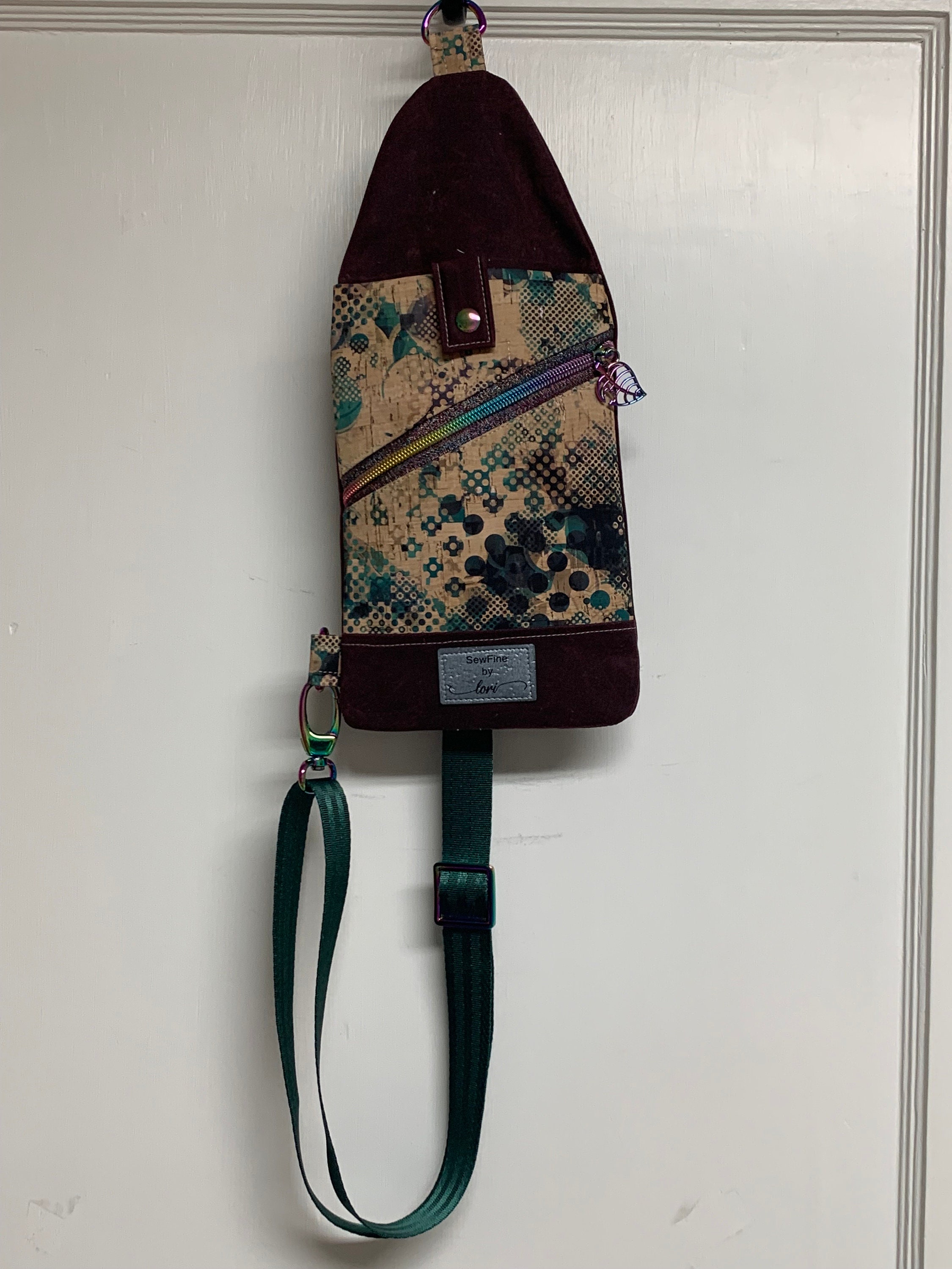 Mini Traveler Sling Pouch: by Kandou Patterns - Cork and Waxed Canvas ...