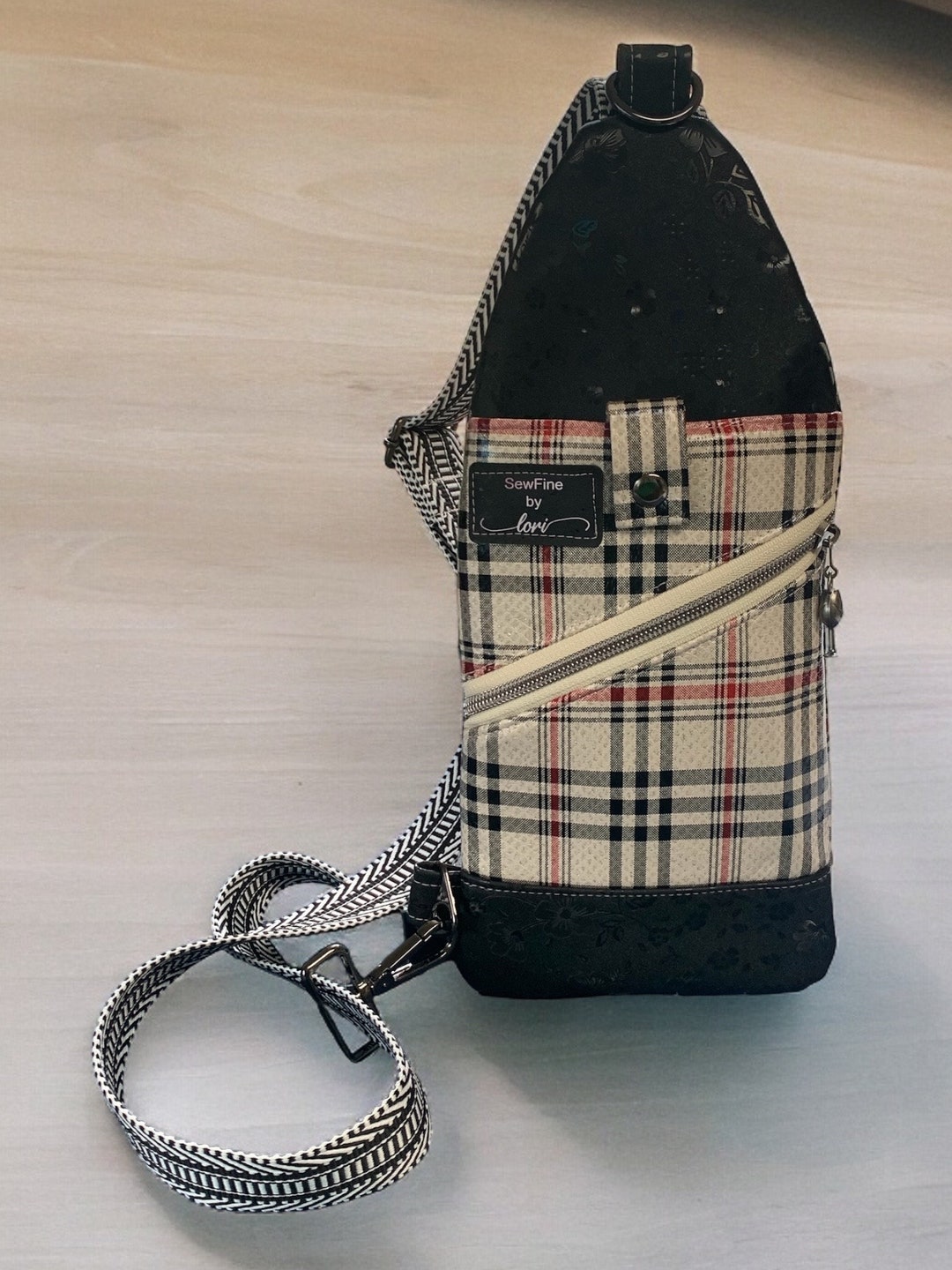 Mini Traveler Sling Pouch: by Kandou Patterns - Made Faux Leather and ...