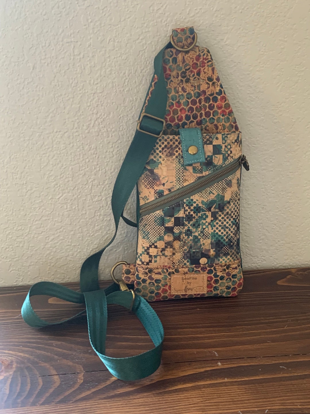 Mini Traveler Sling Pouch: by Kandou Patterns - Cork and Vinyl - Etsy