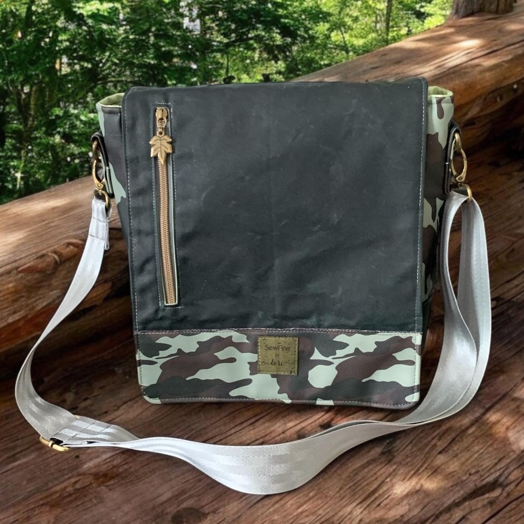 Mighty Messenger Bag: Pattern by Fierce Kitten Studio - Etsy