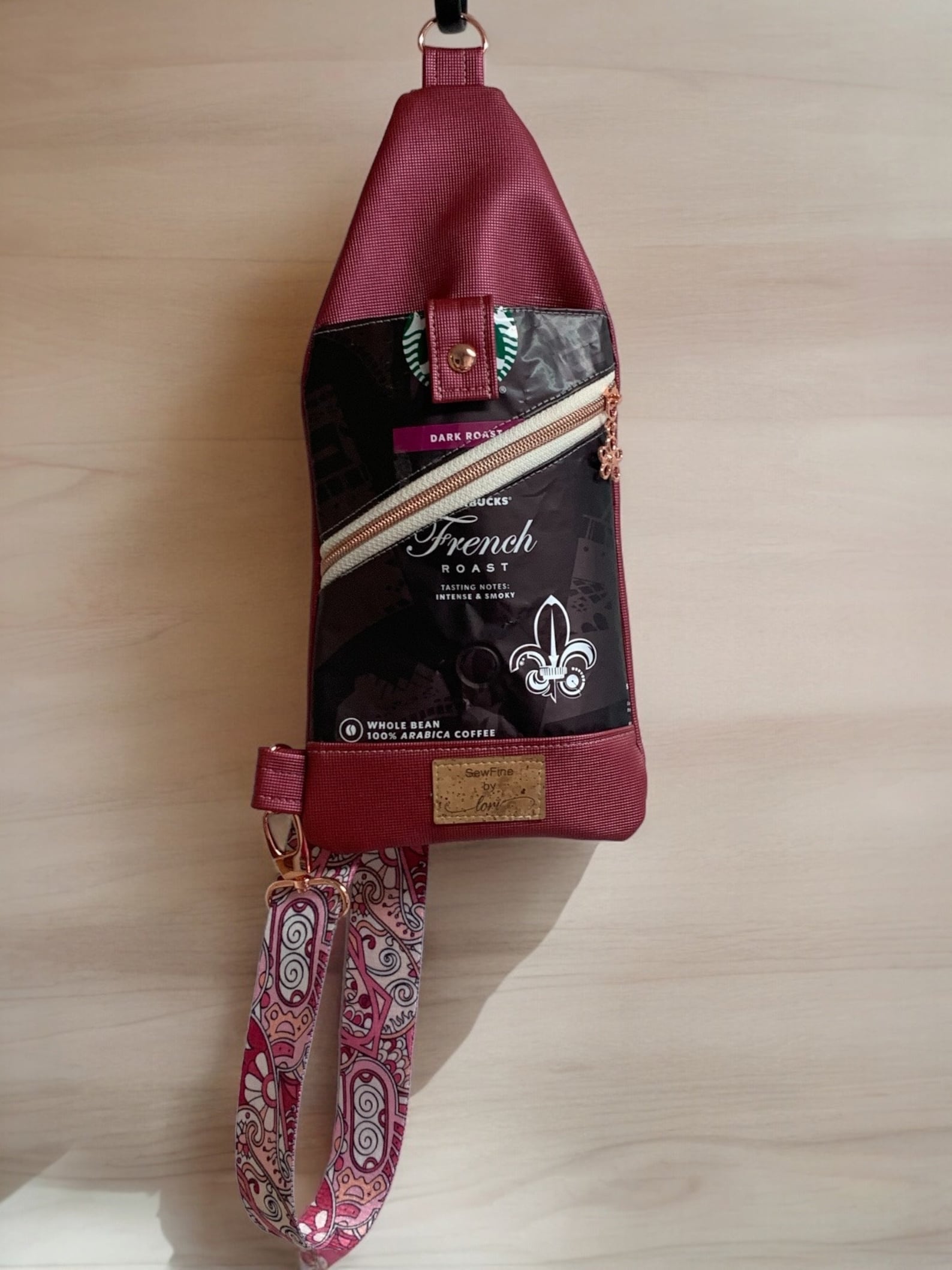 Mini Traveler Sling Pouch: by Kandou Patterns Made Using Recycled ...