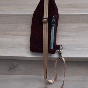 Mini Traveler Sling Pouch: by Kandou Patterns - Made Using Recycled ...