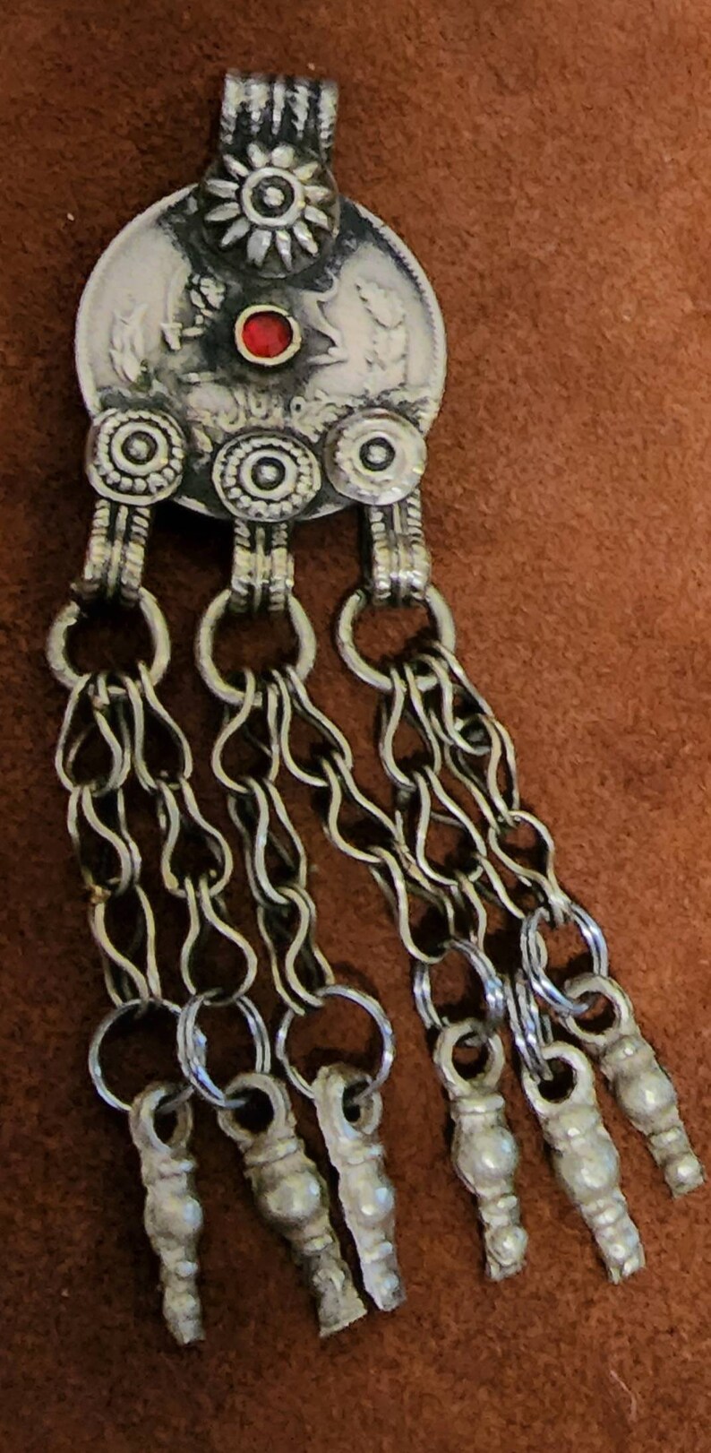 Captain Jack Sparrow Style Kuchi Coin With Drops - Etsy