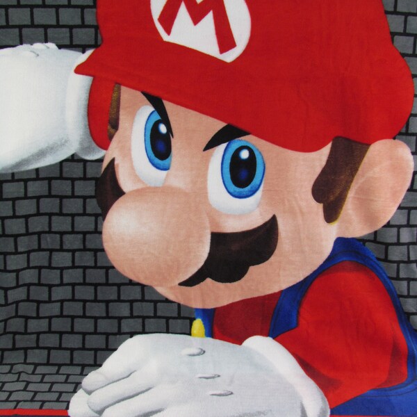 Custom Super Mario Blanket - Etsy