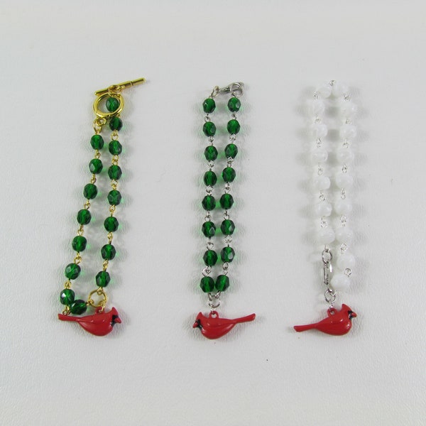 Cardinal Bead - Etsy