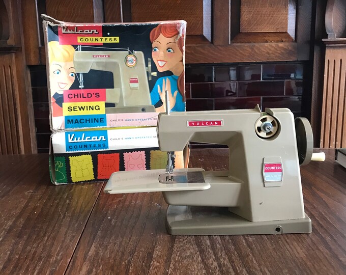 1950s Vulcan Countess Childs Hand-operated Sewing Machine - Etsy
