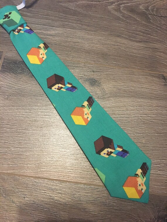 Adjustable Child's Minecraft Tie | Etsy