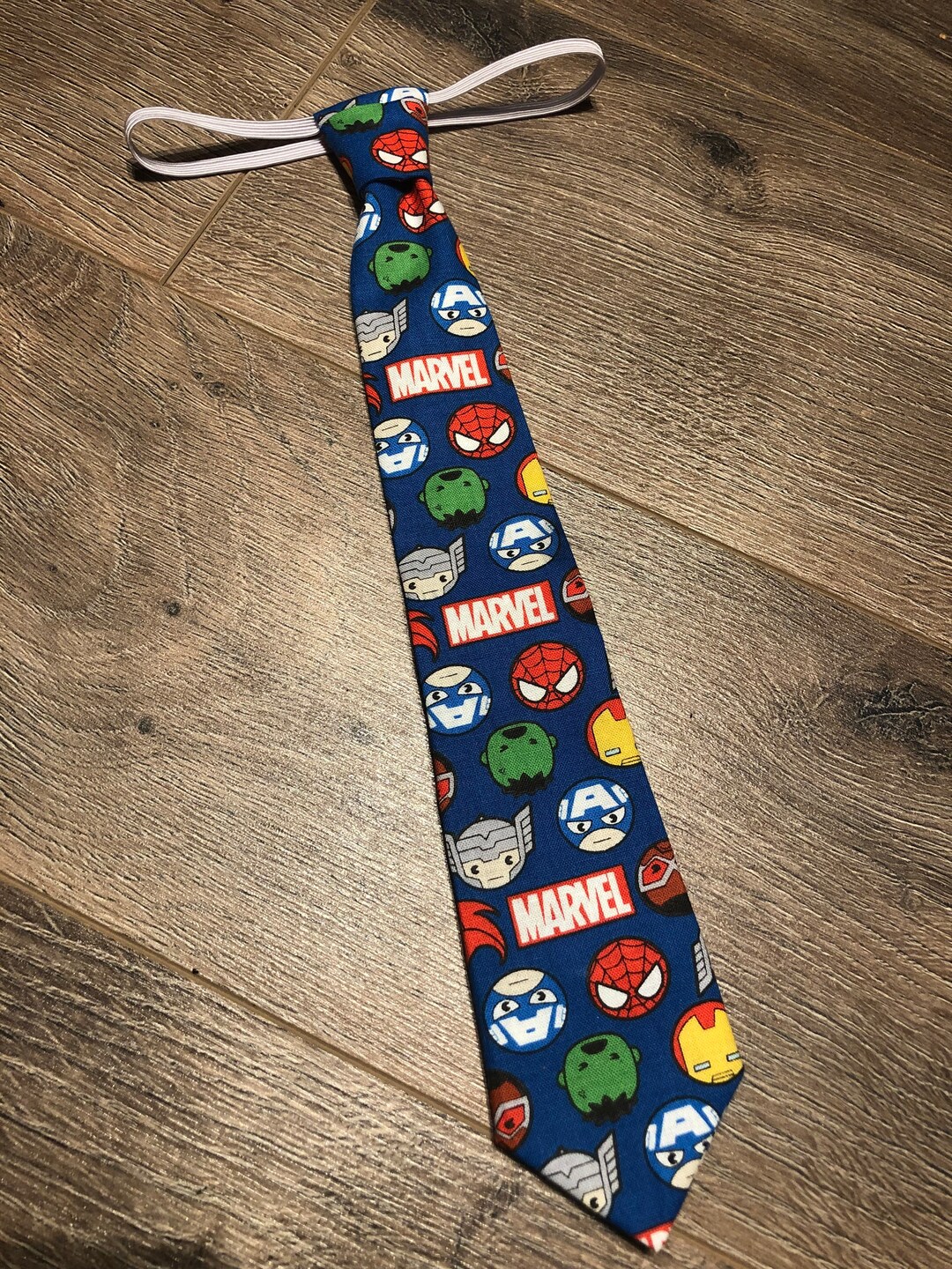 Children's Adjustable Marvel Heros Tie Small Faces - Etsy