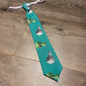 Adjustable Child's Minecraft Tie - Etsy