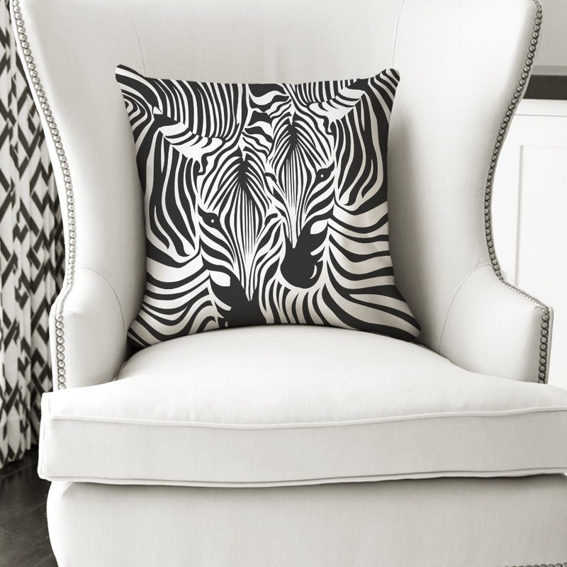 Zebra Pillow - Etsy