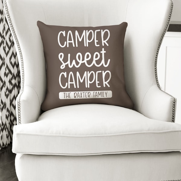 Camper Pillow - Etsy