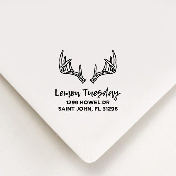 Deer Rubber Stamp - Etsy
