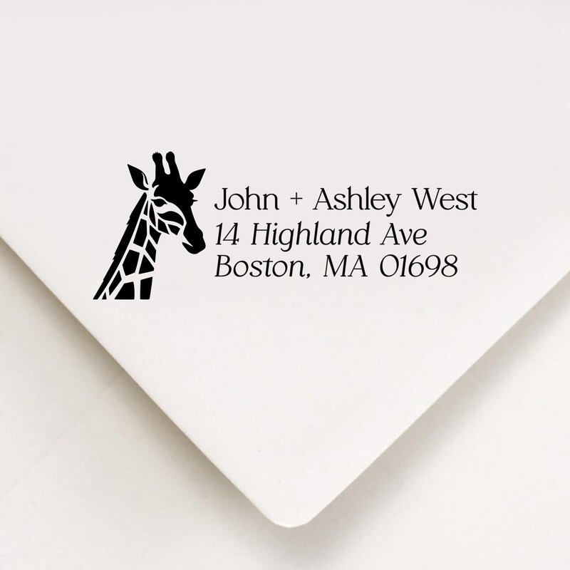 Giraffe Stamp - Etsy