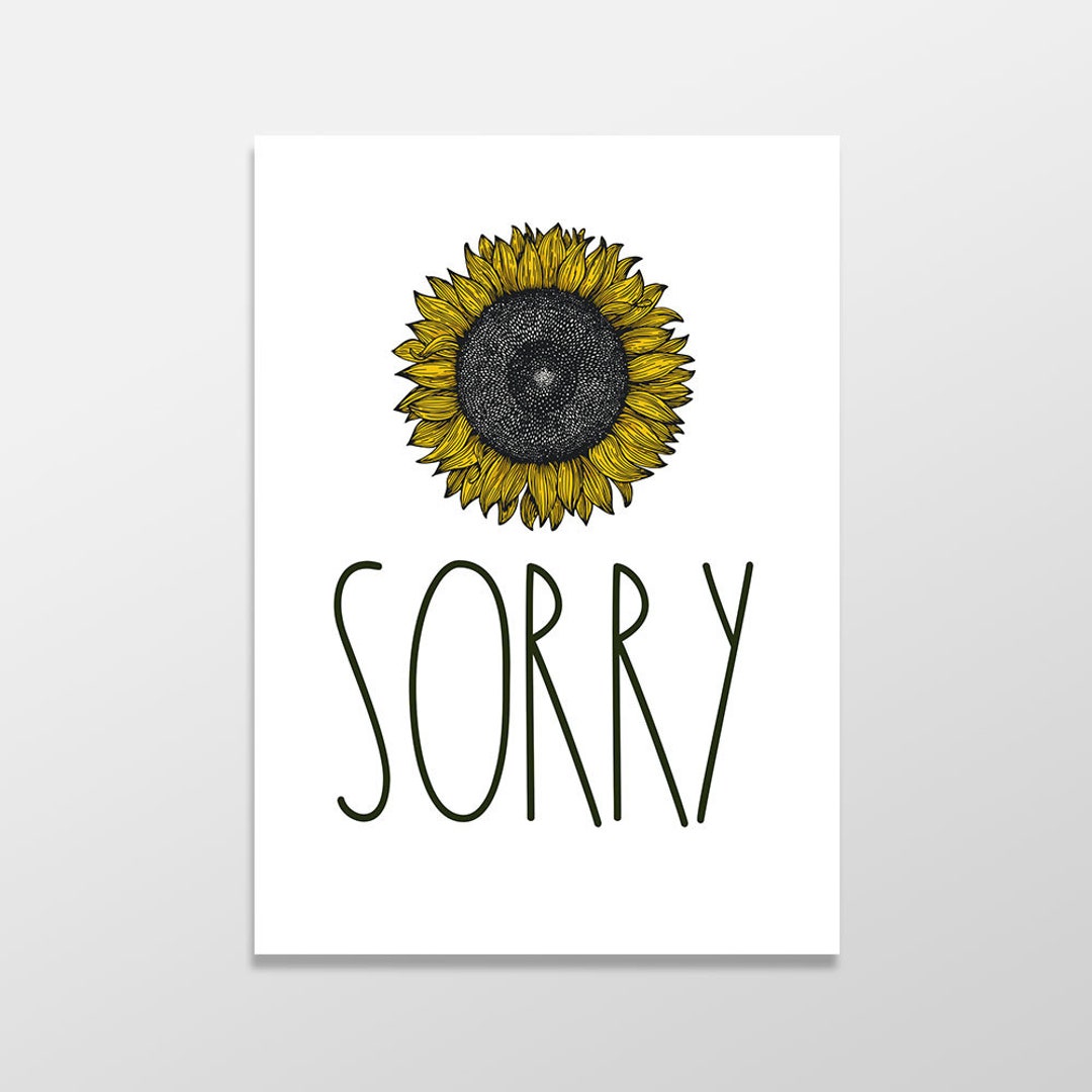 Apology Card, I'm Sorry Card, Please Forgive Me Card, Greeting Card, I ...