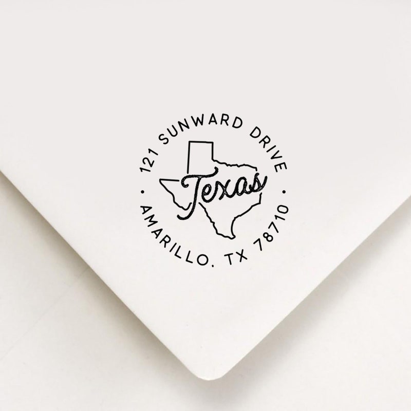 Texas Stamp - Etsy