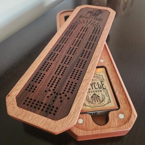 Cribbage Board Set, Heirloom Board Games, Custom Cribbage Board Set ...