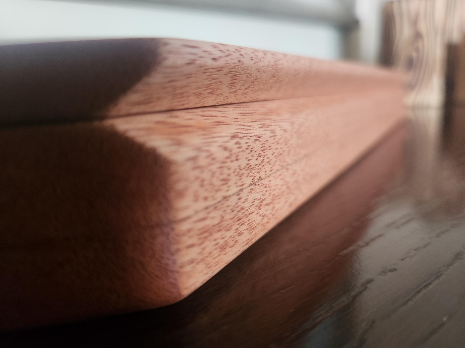 Mahogany and Bolivian Rosewood Cribbage Board Set, Custom Engraved ...