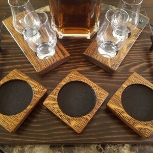 Bourbon Barrel Coasters Whiskey Coasters Bourbon Gifts Whiskey Gifts ...