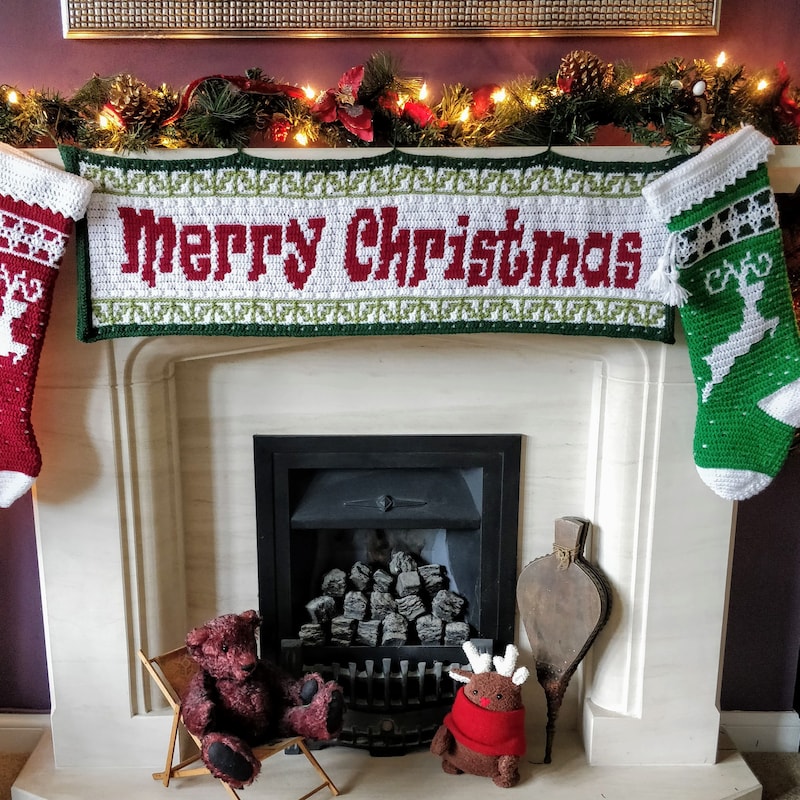 Crochet Mosaic Banner - Etsy