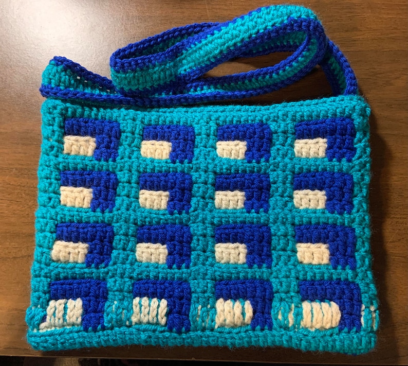 CROCHET PATTERN - Wiffle Waffle - 3D Effect - Overlay Mosaic Crochet ...
