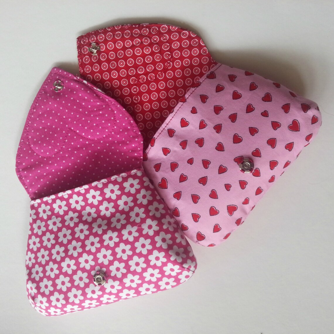 Heart Coin Purse - PDF Instant Download Sewing Pattern - Easy Simple ...