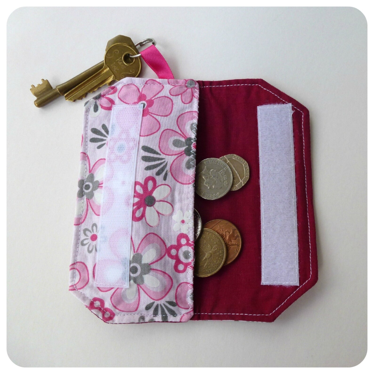Key Chain Coin Purse Bag PDF Pattern Download - Etsy