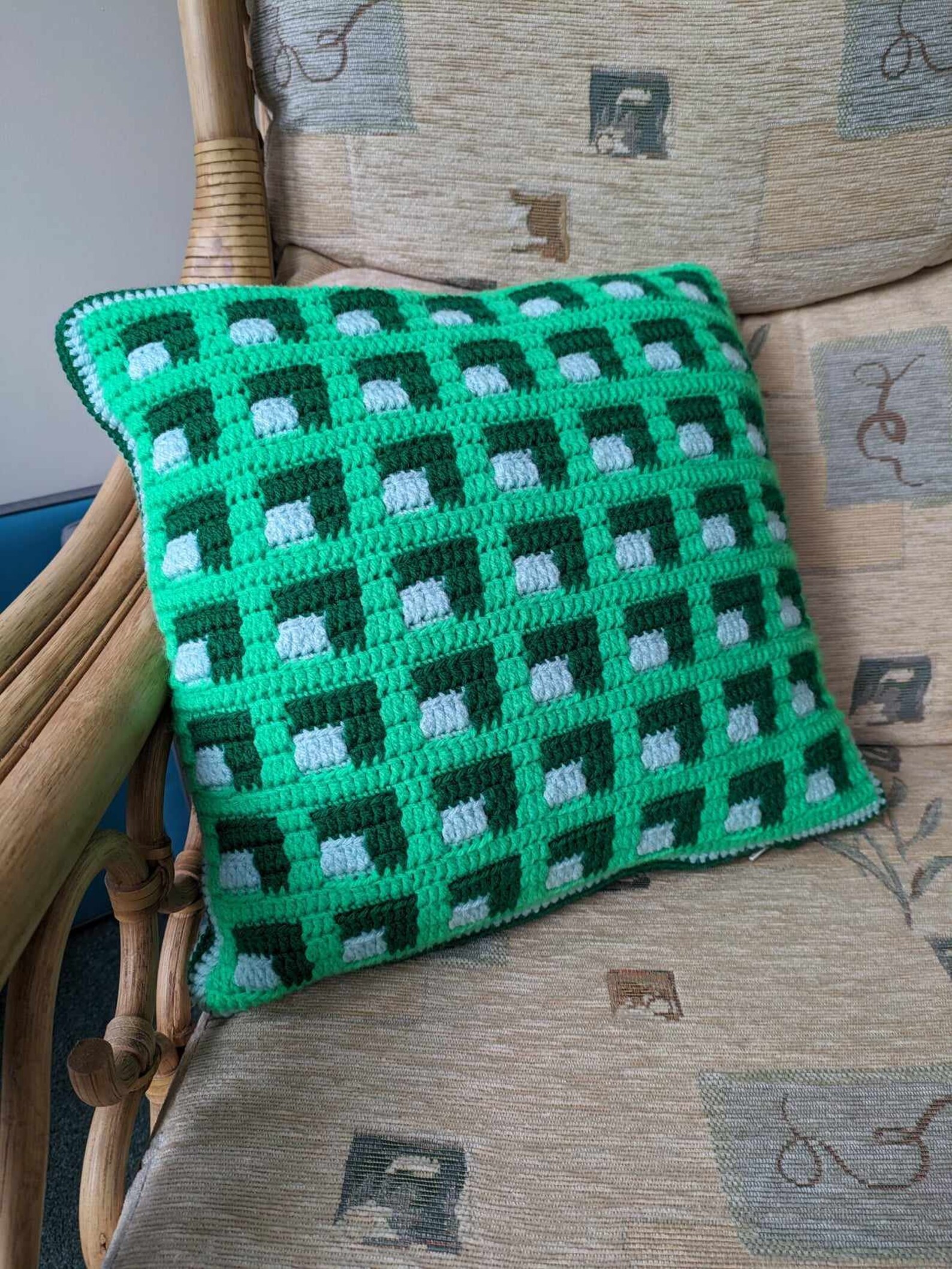 CROCHET PATTERN - Wiffle Waffle - 3D Effect - Overlay Mosaic Crochet ...