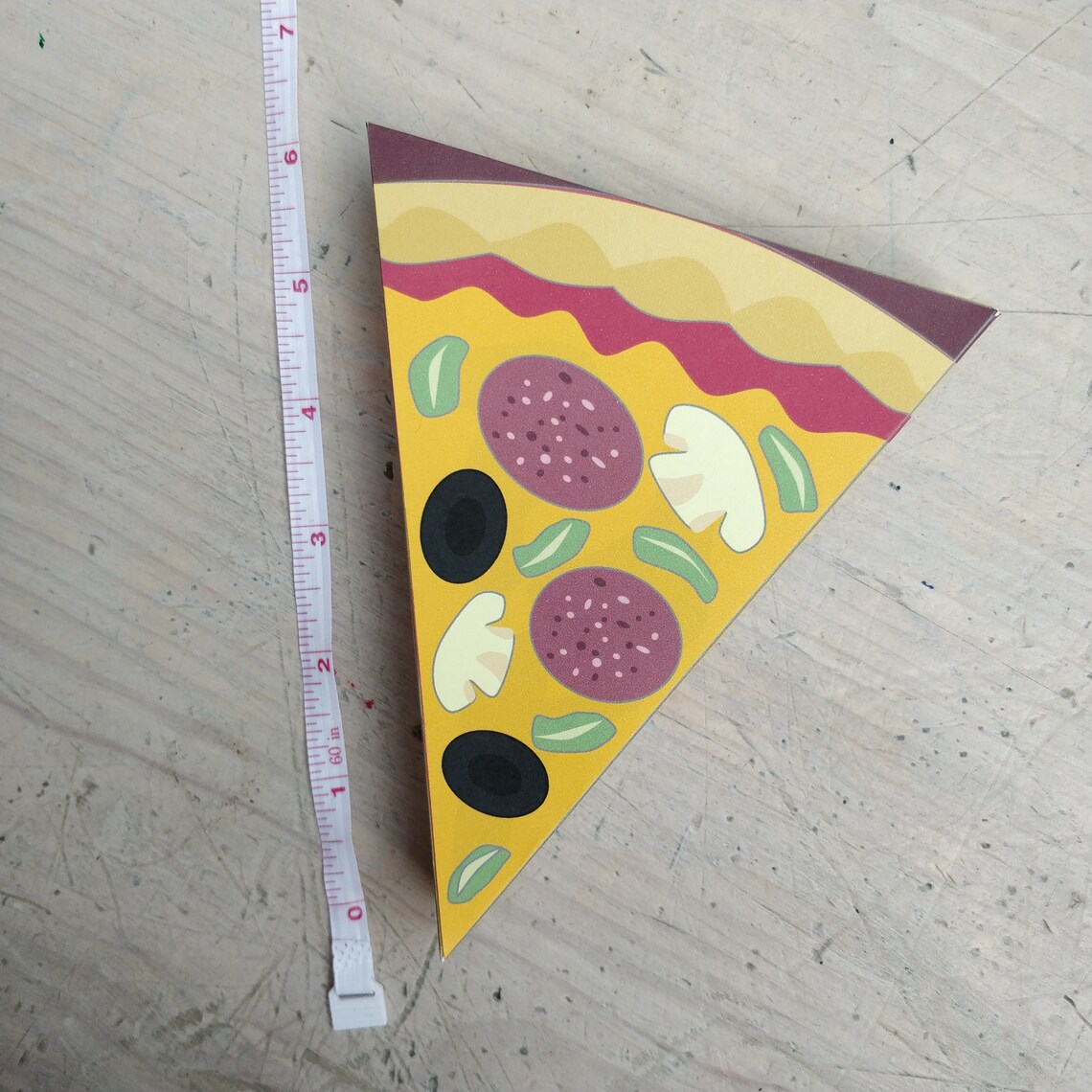 Pizza Slice Party Box Bag Downloadable Printable PDF - Etsy