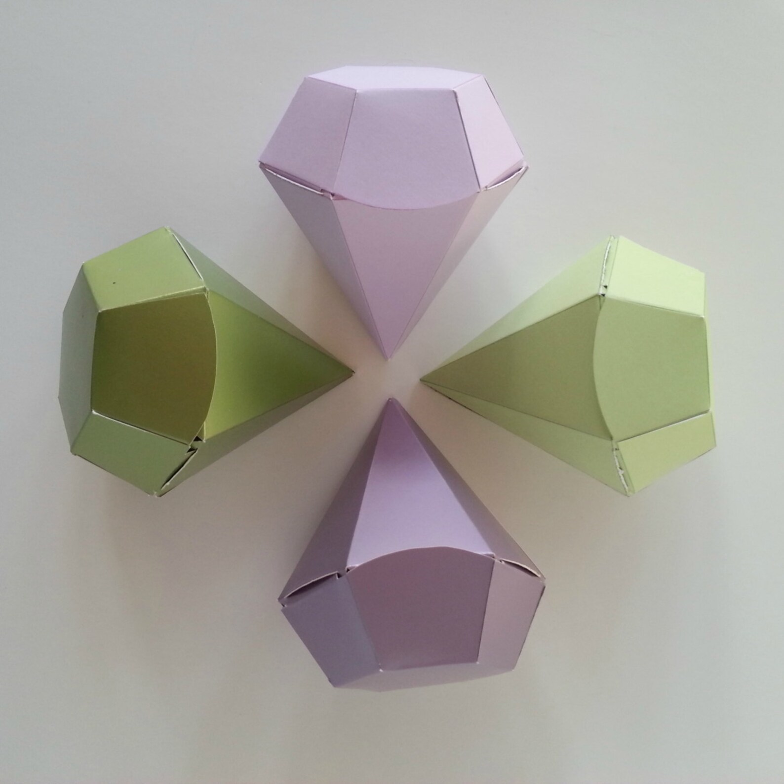 Printable Gem Gift Box - DIY Downloadable PDF Template - Fun Unusual ...