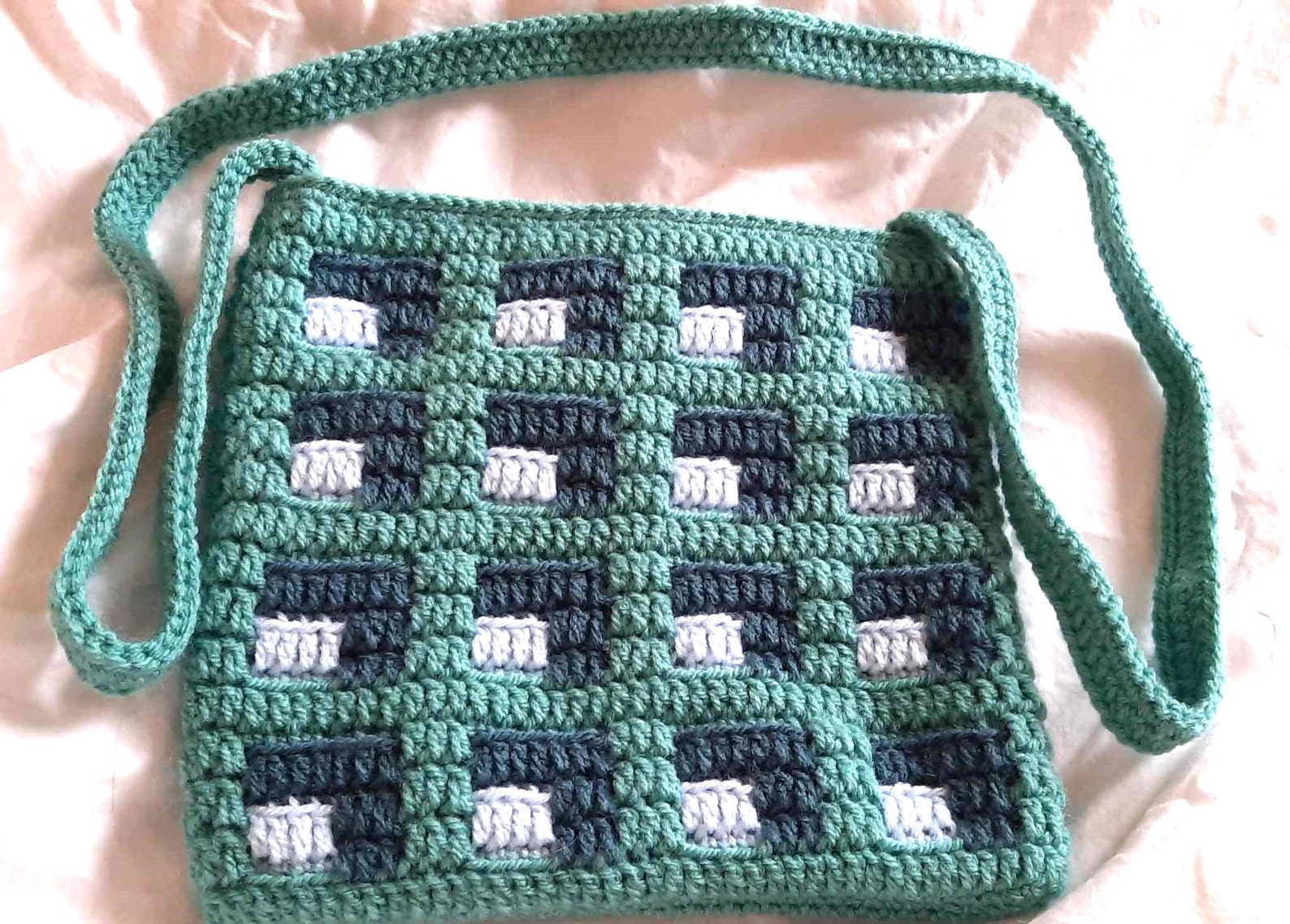 CROCHET PATTERN - Wiffle Waffle - 3D Effect - Overlay Mosaic Crochet ...