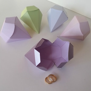 Printable Gem Gift Box - DIY Downloadable PDF Template - Fun Unusual ...